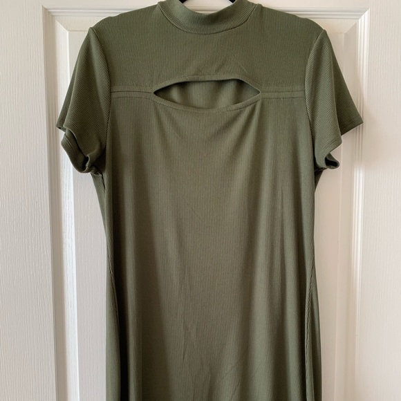 No Boundaries | Dresses | Olive Green Fall Dress | Poshmark
